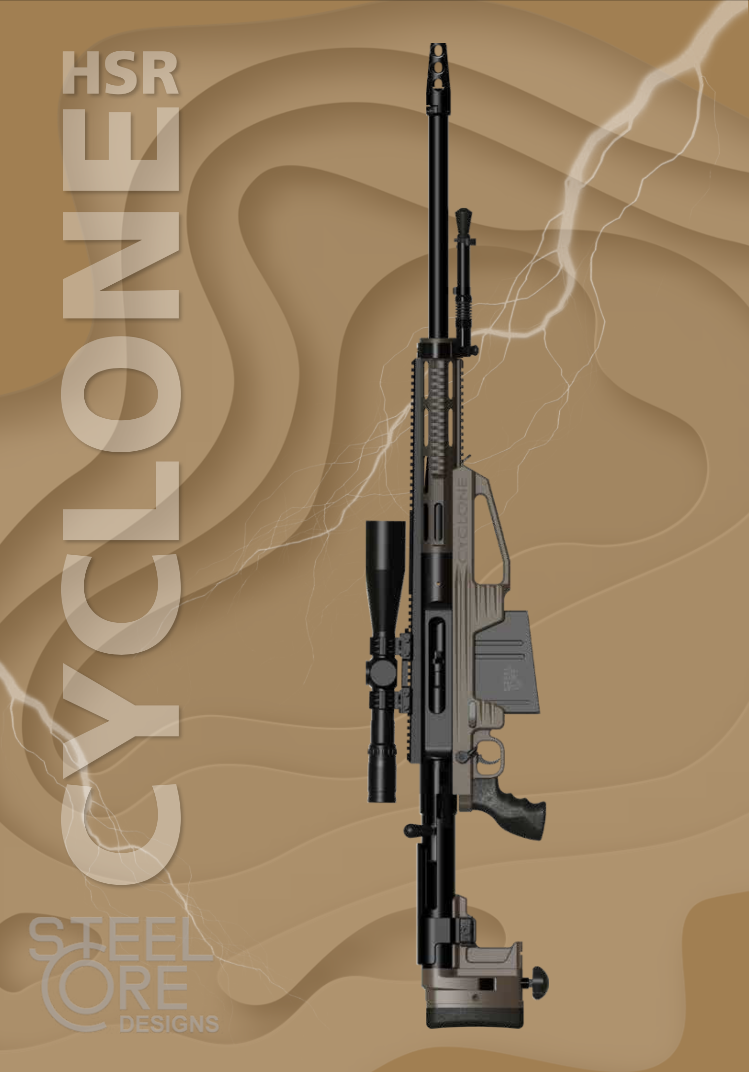 Cyclone HSR Precision Rifle | Steel Core Designs