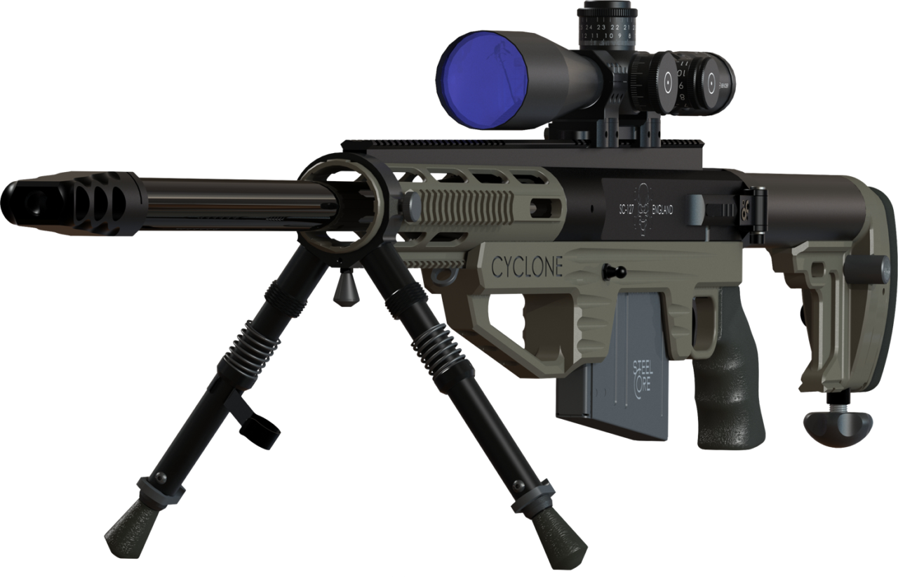 Cyclone HSR Precision Rifle | Steel Core Designs